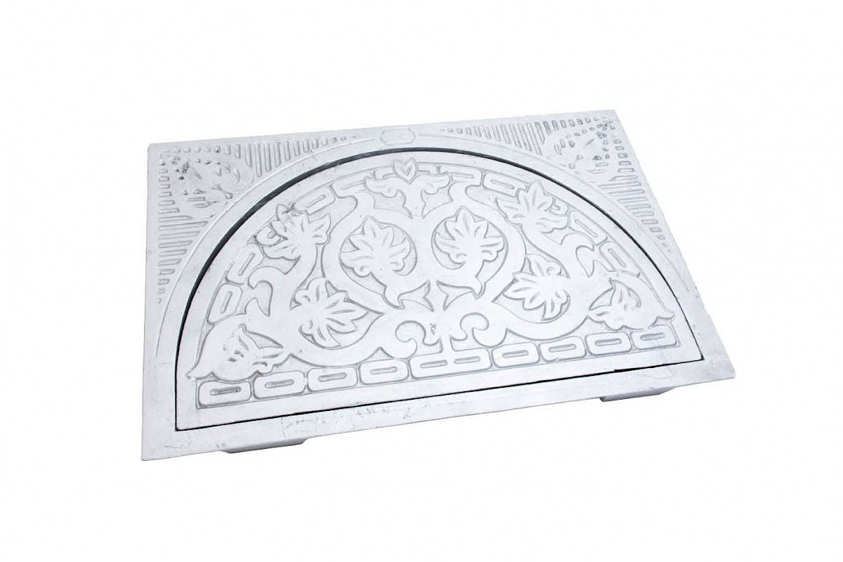 Aluminium halve maan vol 50x30 - Gema bv