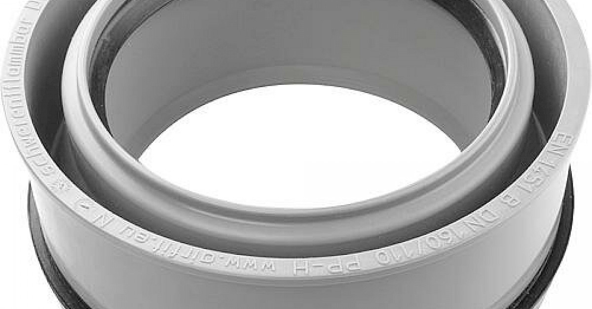 Superkorte pvc reductie dn 160 x 110 (Nr.: P4100098)