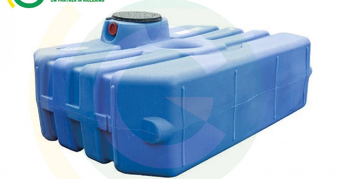 EASY RAIN 3000 PLATTE REGENWATERPUT 3000L