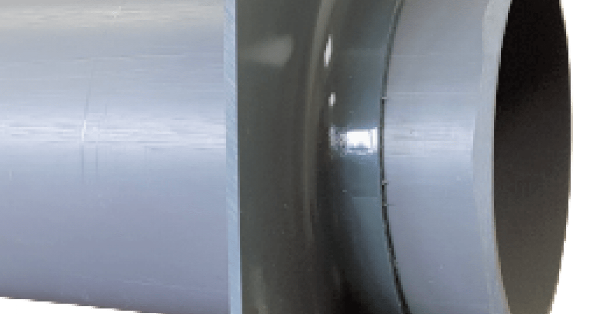 Gema pvc riool muurdoorvoer met waterkeringsplaat