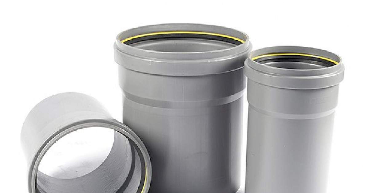 PVC buisstuk / ophoogstuk gemoft rubberring
