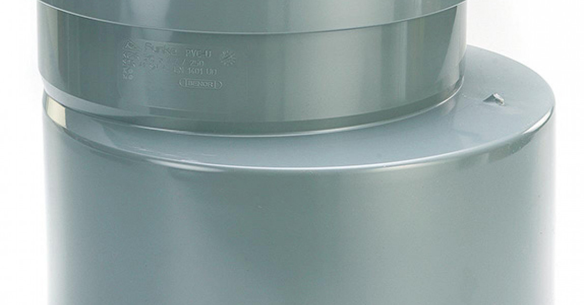 PVC verloopstuk / verbindingstuk / verloopstuk