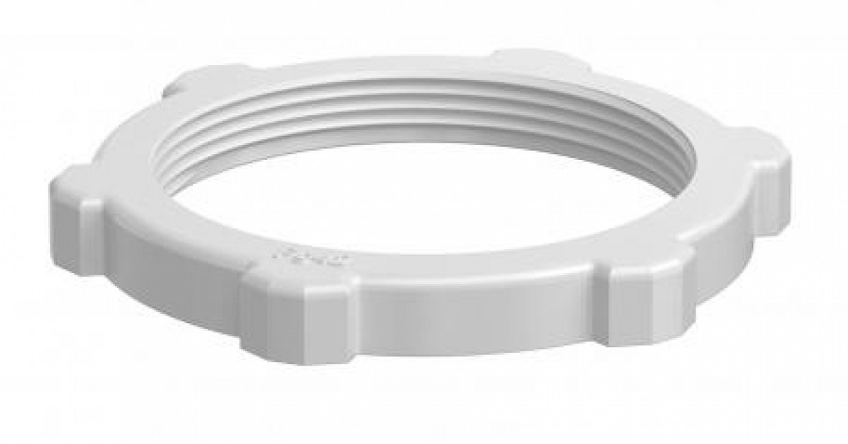 Tegenmoer pvc m20x1.5 lichtgrijs (Nr.: WART0002)