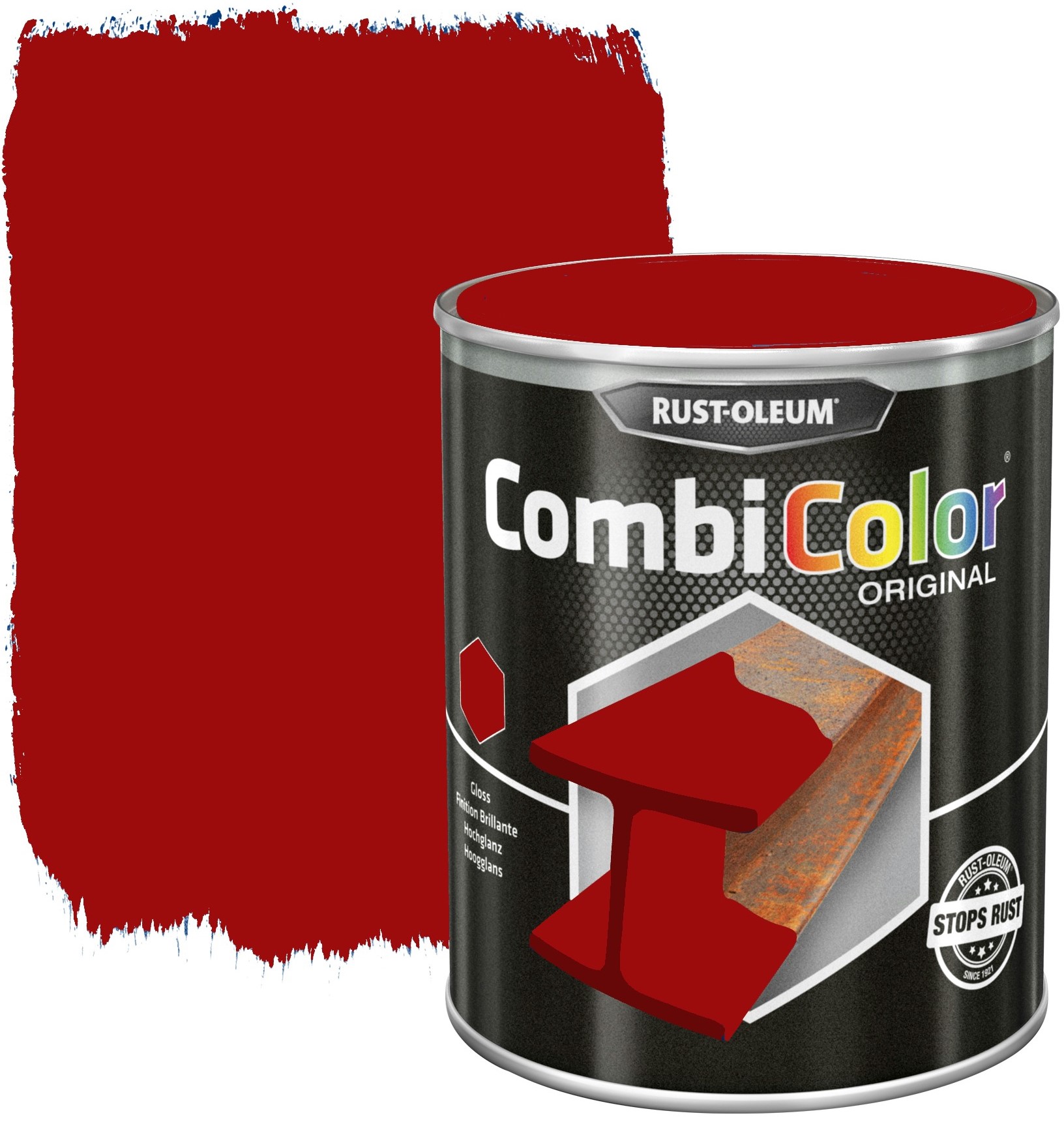 Rust-oleum® combicolor® original vuurrood blik 250