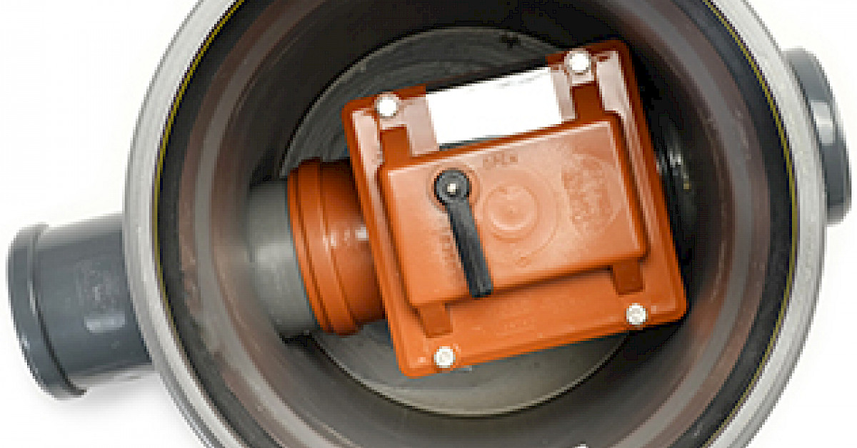 PVC toezichtput met terugslagklep/PVC inspectieput/PVC nazichtput