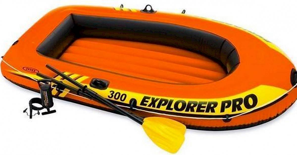 Intex 58358NP Explorer Pro Boot 300 Set met Peddels