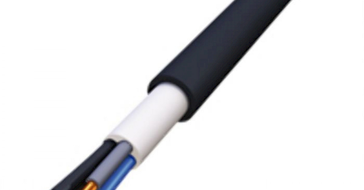 Grondkabel exvb 5g6mm² eca per meter