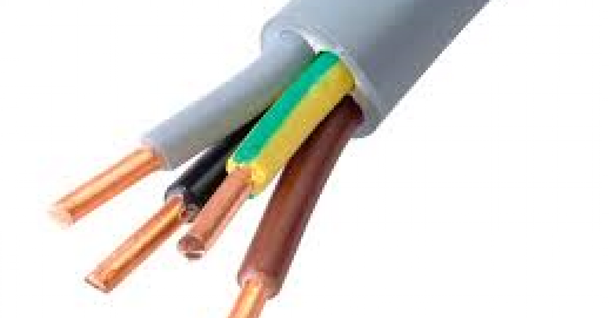 Grondkabel exvb 4x10mm² eca per meter