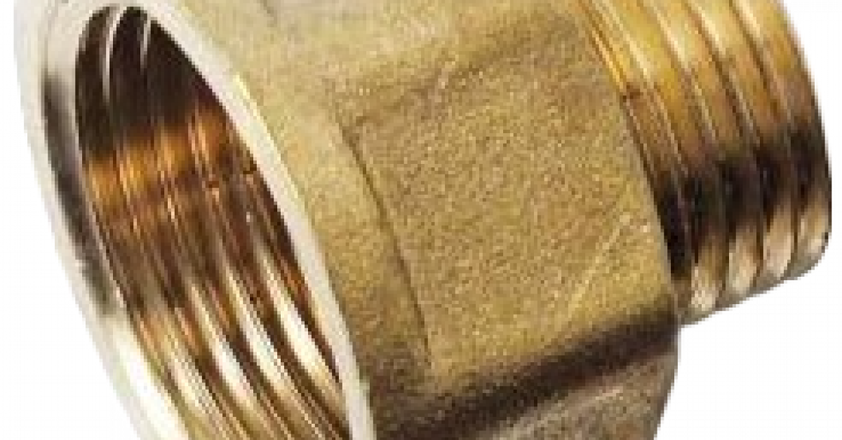 Fitting draad messing reductie 4/4"f-1/2"m