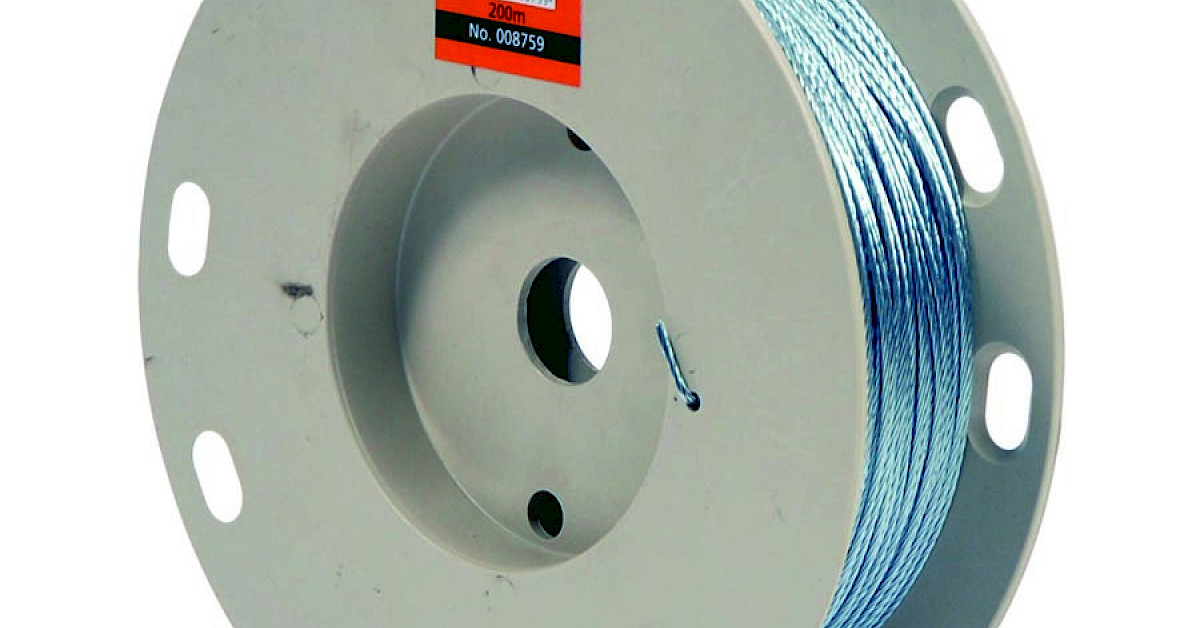 Gallagher Getwijnd staaldraad 2,0mm - 3kg - 200m (Nr.: GAL008759)