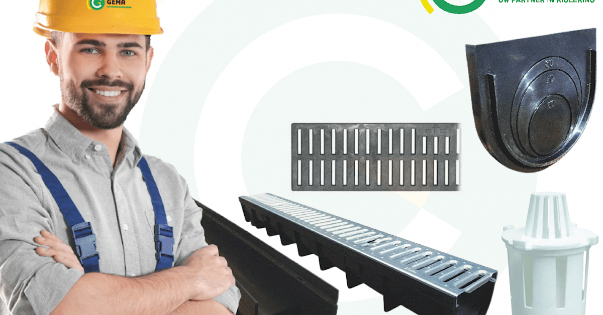 Pp rooster light 110 - br=100mm - l=50cm sleufbr 6mm