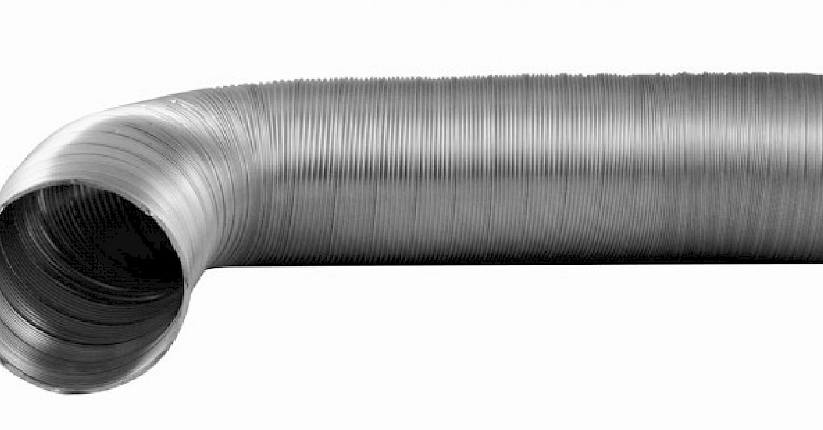 ALU Demidec afvoerslang Ø102mm 1,5 meter